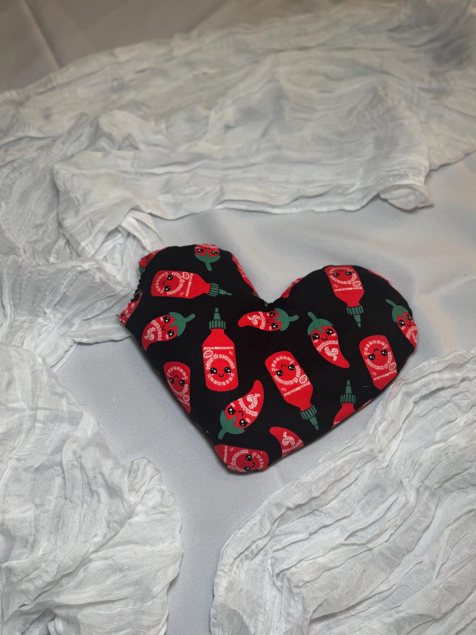 Heart Shaped Microwavable Heating Pad | Hot and Cold Pack | Heat ...