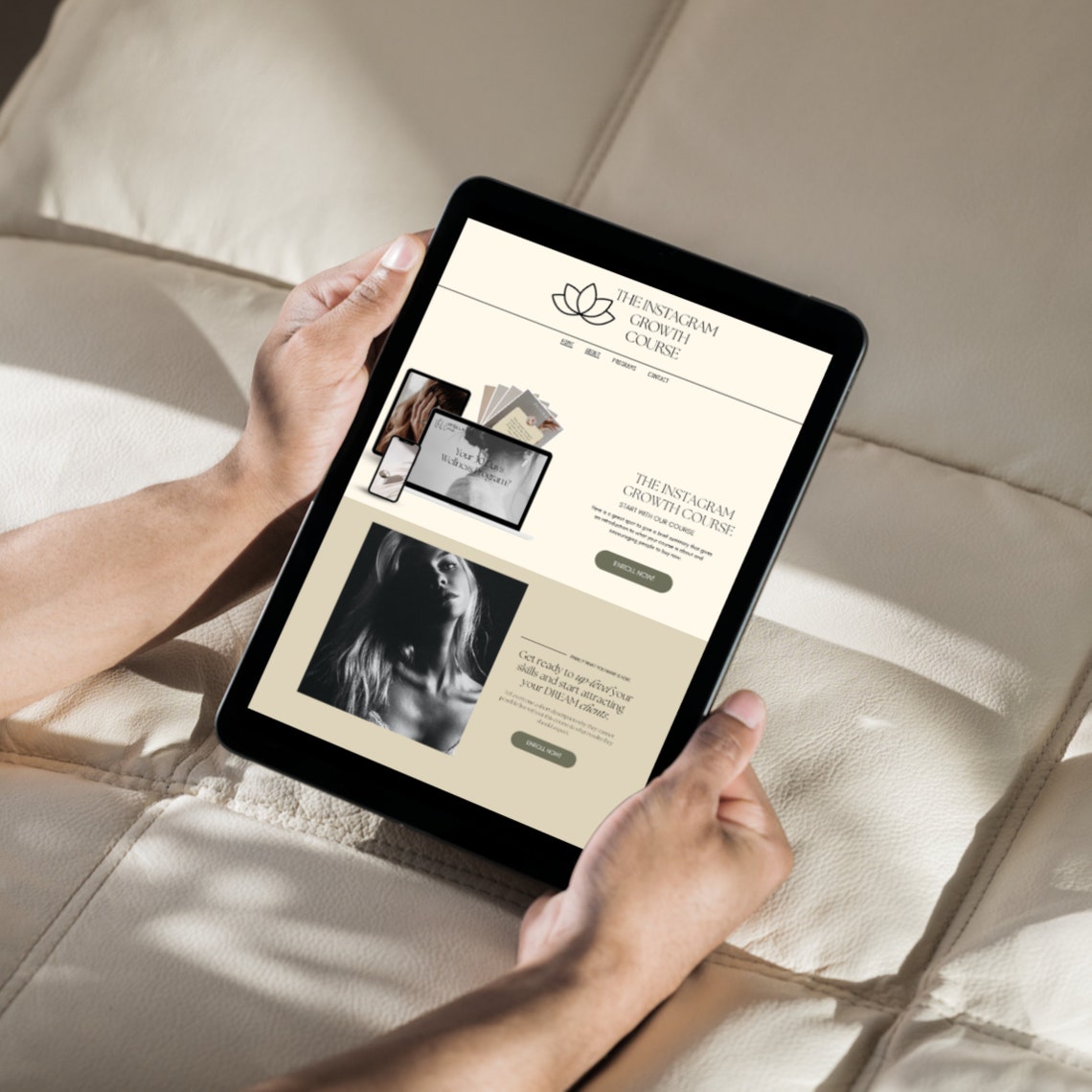 Sales Page Template Online Course Website Template Sales Page Online ...