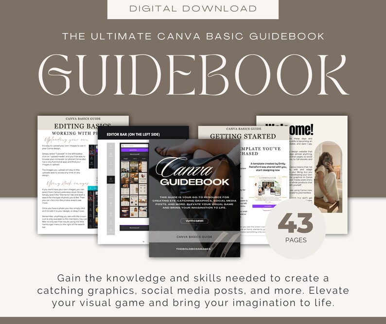 Canva Guidebook With PLR Canva Guidebook With Master Resell Right Canva ...