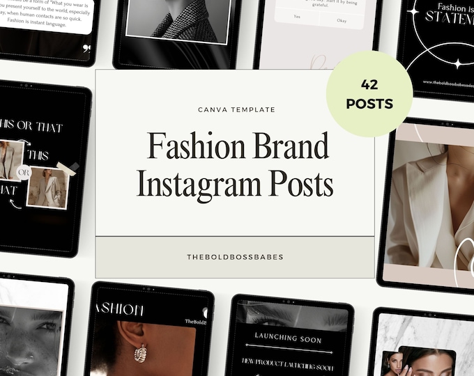 Aesthetic Instagram Template Posts for Content Creator Aesthetic ...