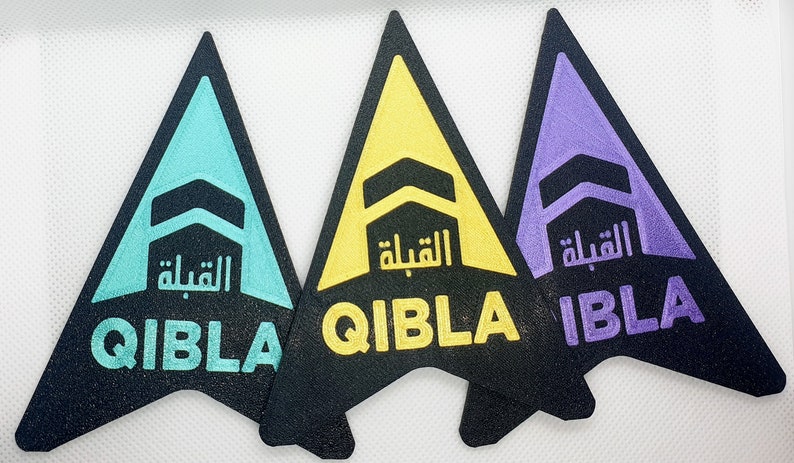 3D Printed Qiblah Direction Arrow - Sticks on Wall and Celiing - Eid ...