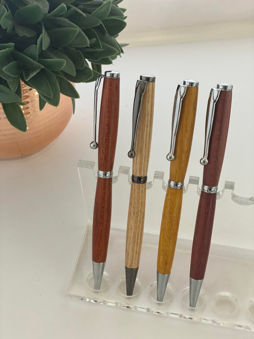 Slimline Domestic and Exotic Wood Pens - Etsy