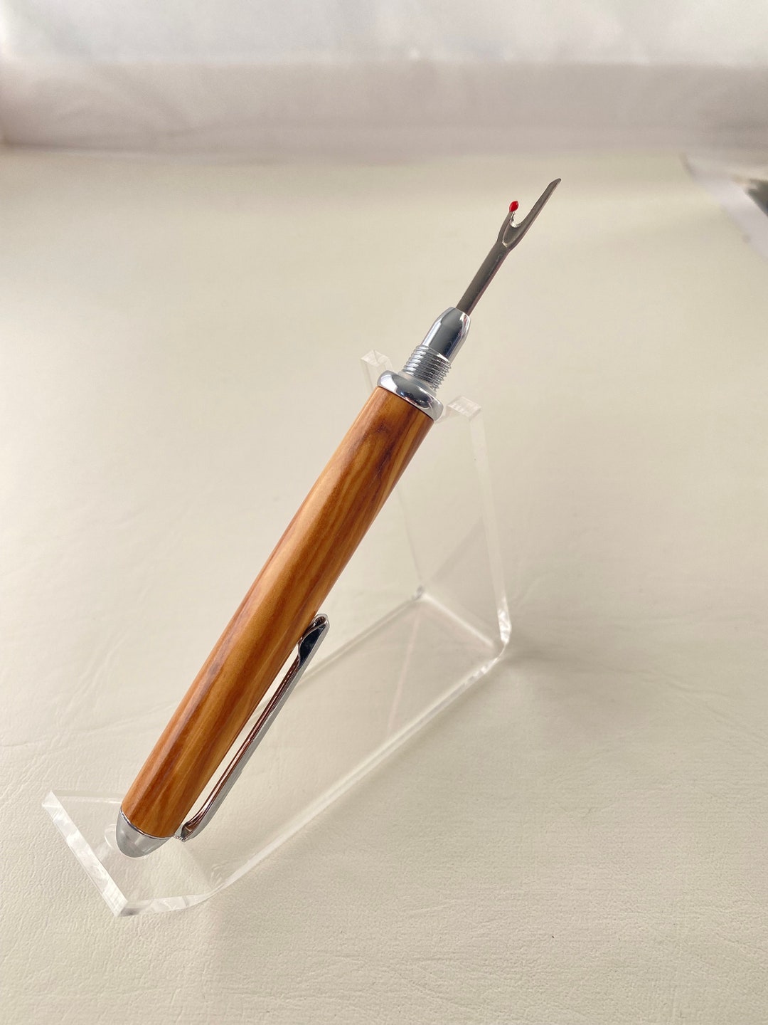 Seam Ripper. Handturned Wood, Olive Wood. Great Gift for the Sewer in ...