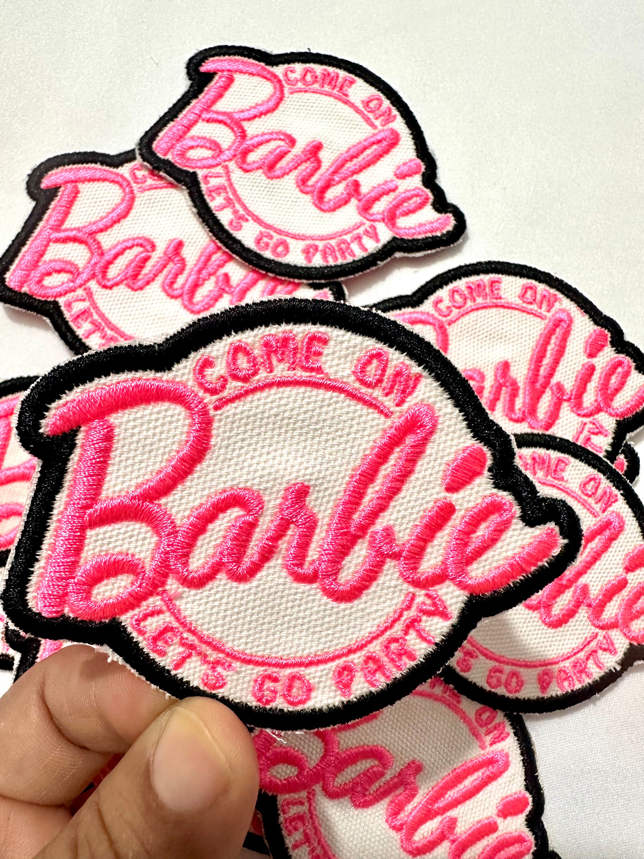 Come on Barbie Let’s Go Party Iron on Patch 3.2x2.5, Trucker Hat Patch ...