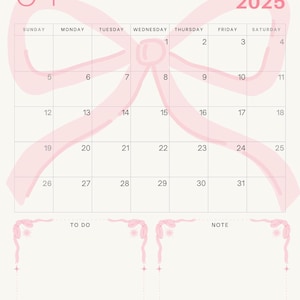 Printable Calendar 2025 Monthly Planner 2025 | Portrait | Sunday Start ...