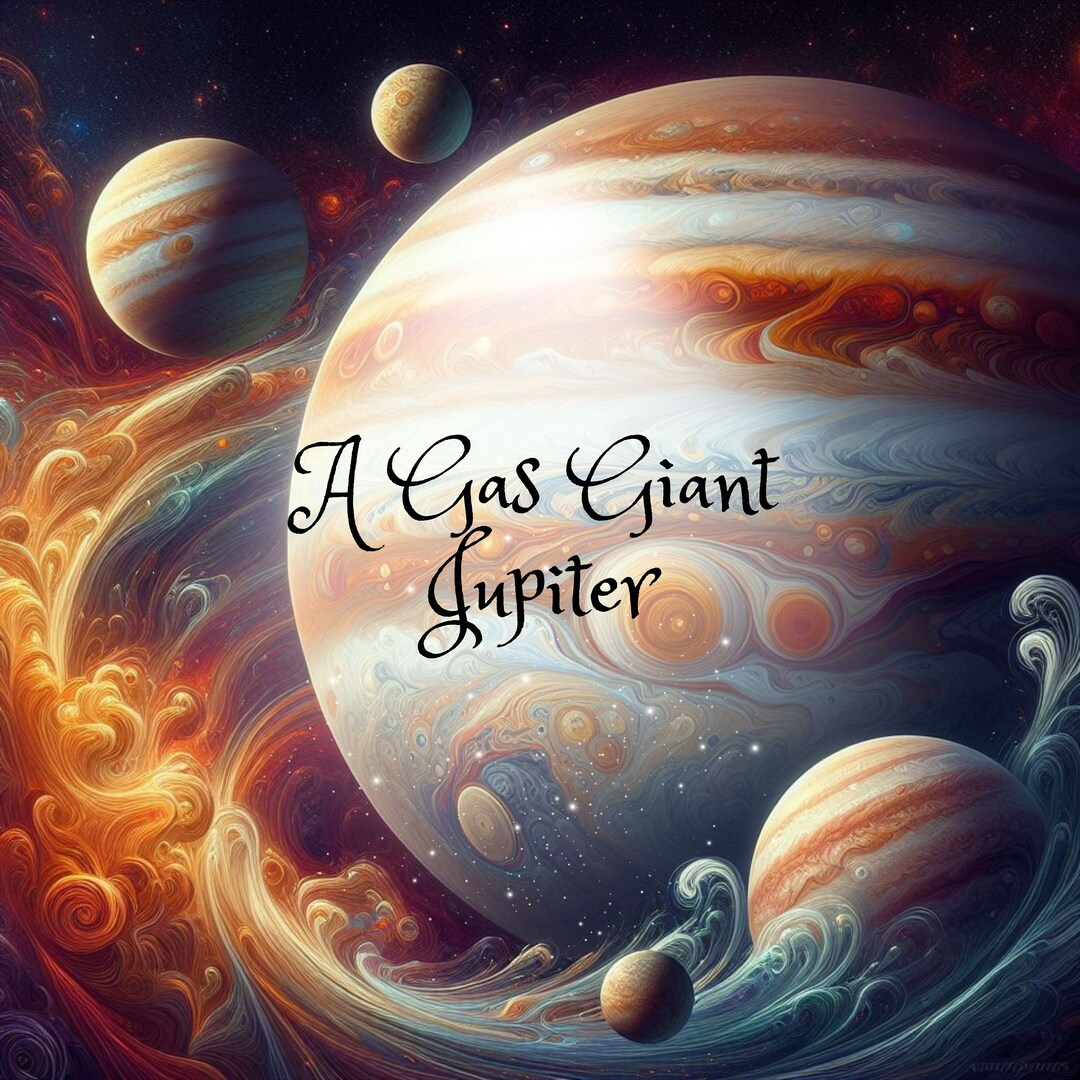 Jupiter, Digital Download, Scrapbook Paper - Etsy