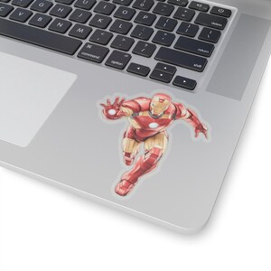Superhero Stickers, Iron Man, Vinyl Decal, Kiss-cut Sticker ...
