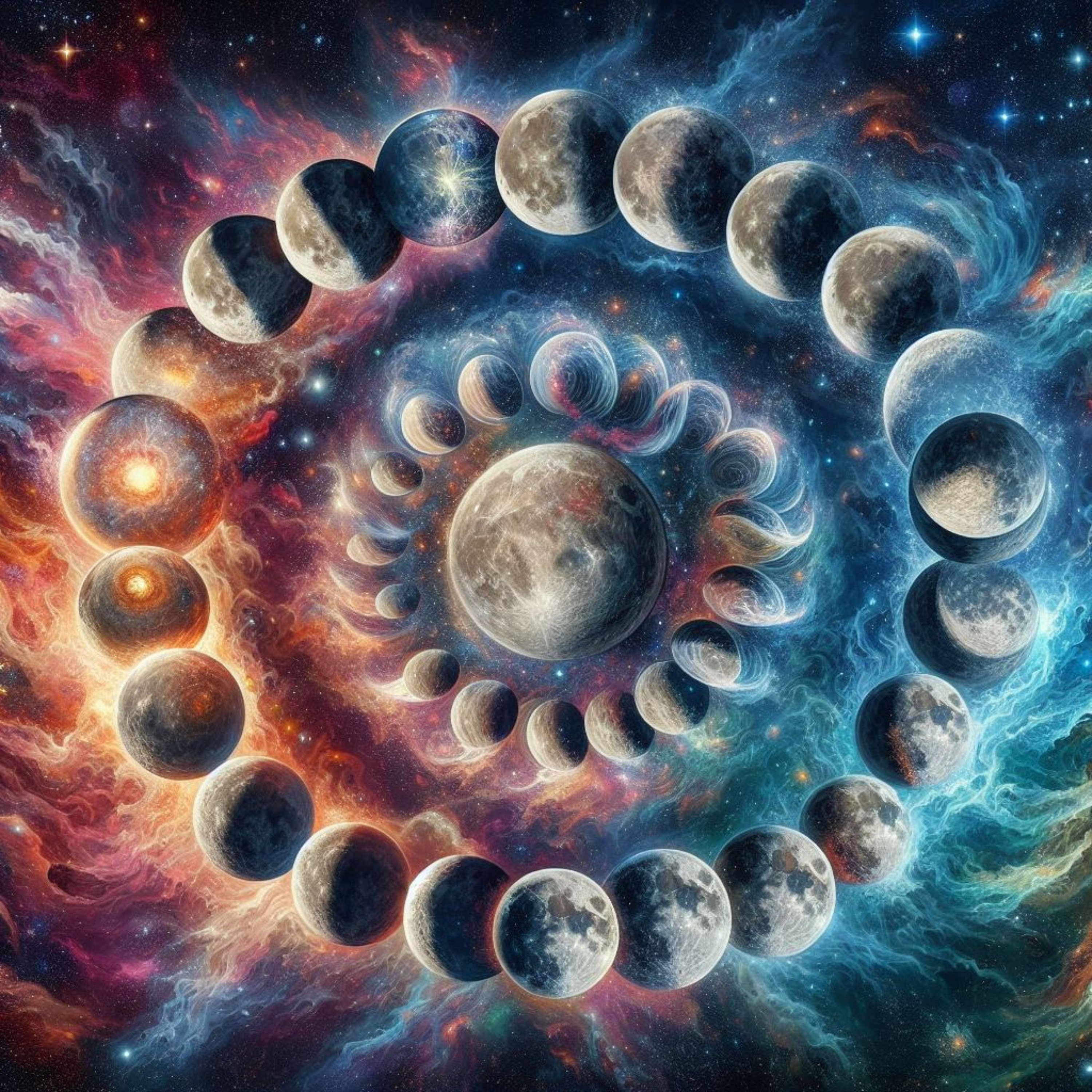 Phases of the Moon, Digital Downloadable Image - Etsy