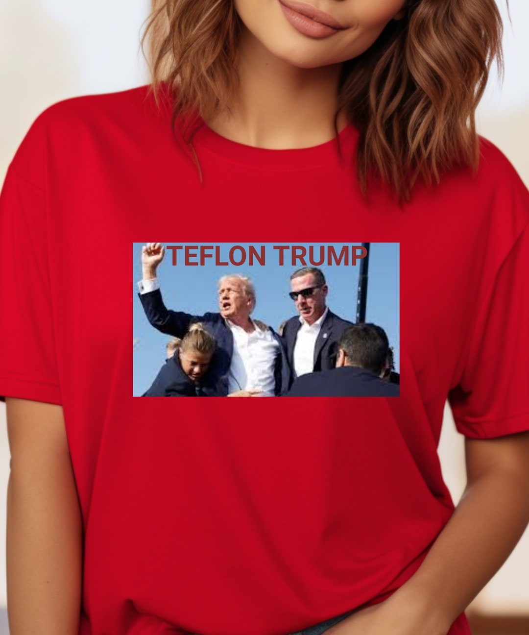 Teflon Trump Shirt. Trump Assassination Attempt T-shirt. Wear This ...