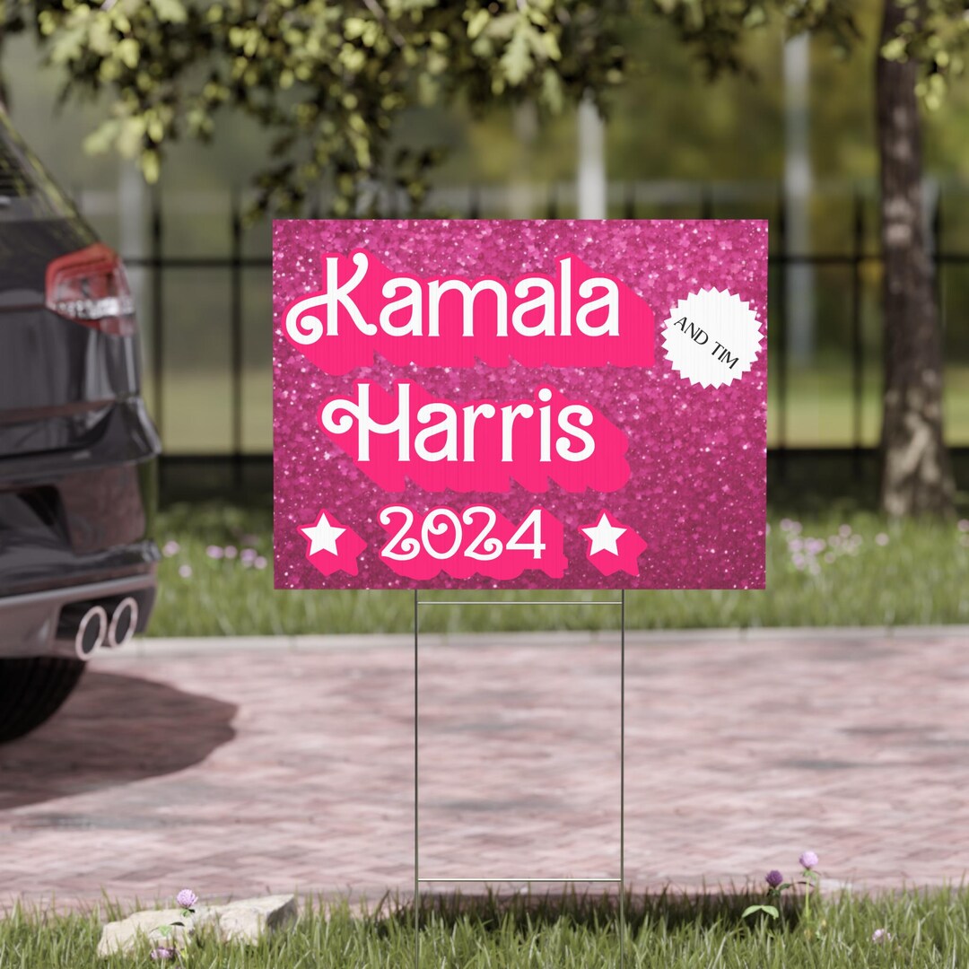 Kamala Harris and Tim Yard Sign, Harris 2024, 2024 Election, Kamala ...