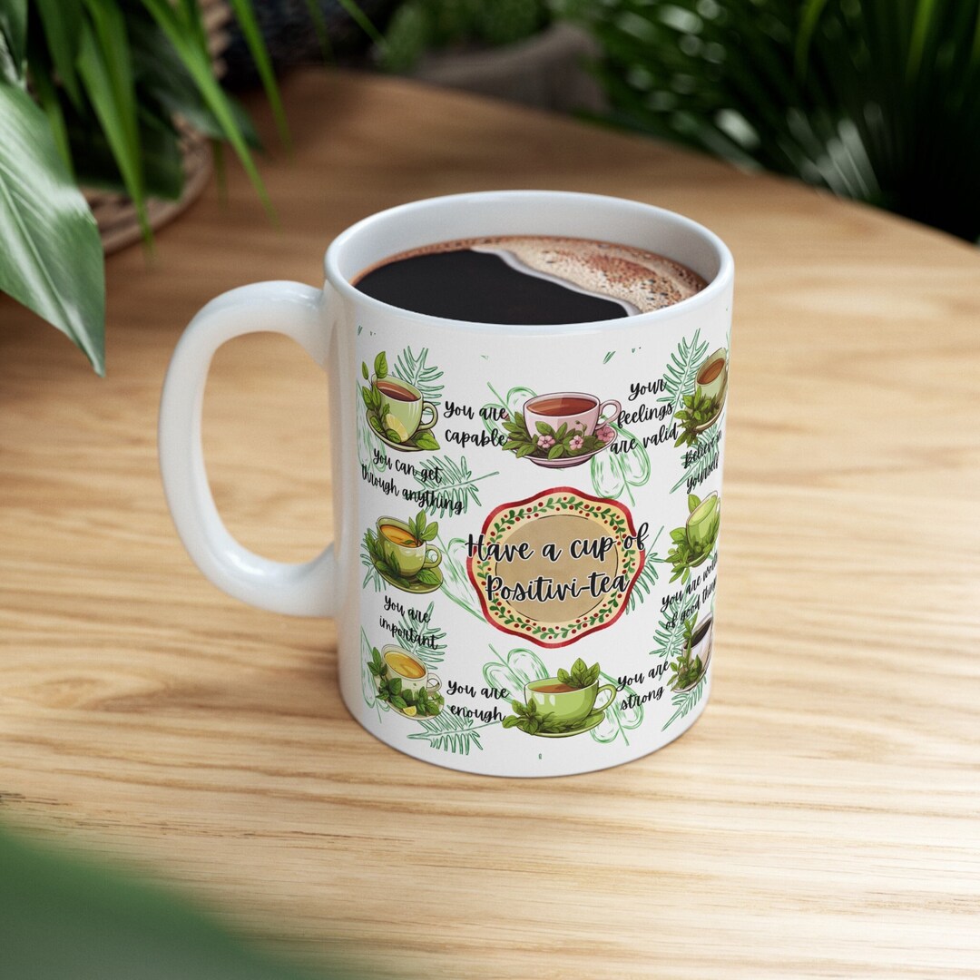Mug of Positivity Affirmations Daily Reminder Mug Affirmation Mug ...