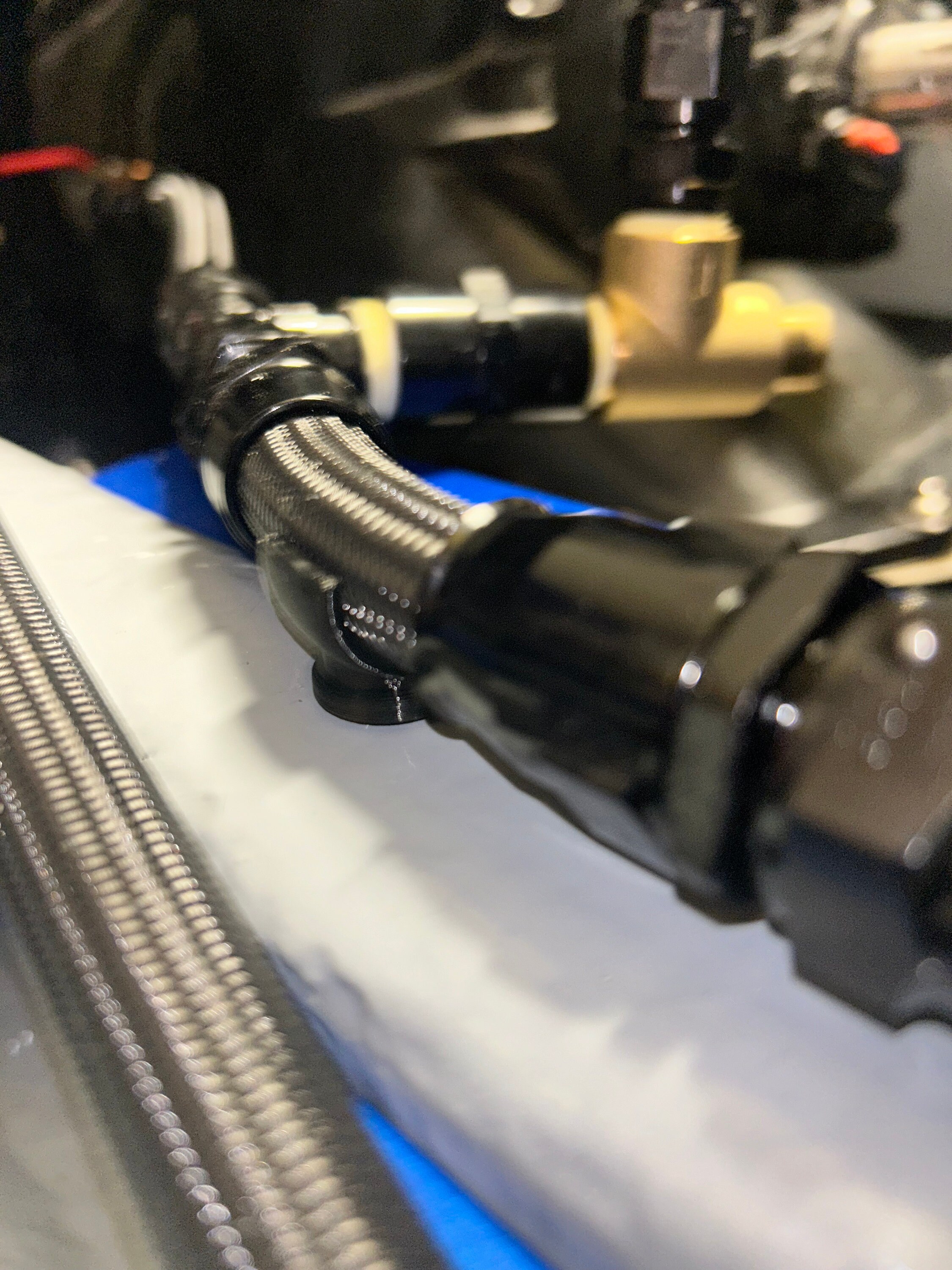 AN Braided Hose Mounting Brackets (set of 5) - Etsy