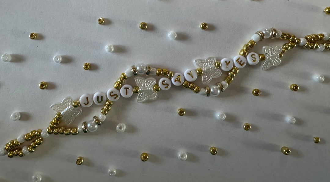 Fearless Just Say Yes Fancy Friendship Bracelet From Love Story - Etsy