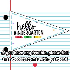 School Supplies-theme First Day of School Flag | Back to School Sign ...