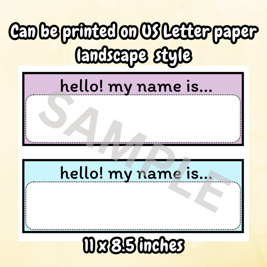 Pastel Name Tags | Desk Name Tags| Name School Labels for Kids| Back to ...