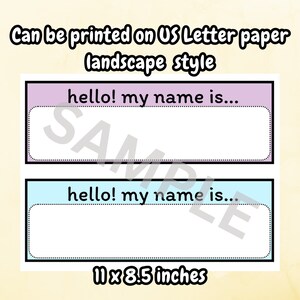 Pastel Name Tags | Desk Name Tags| Name School Labels for Kids| Back to ...