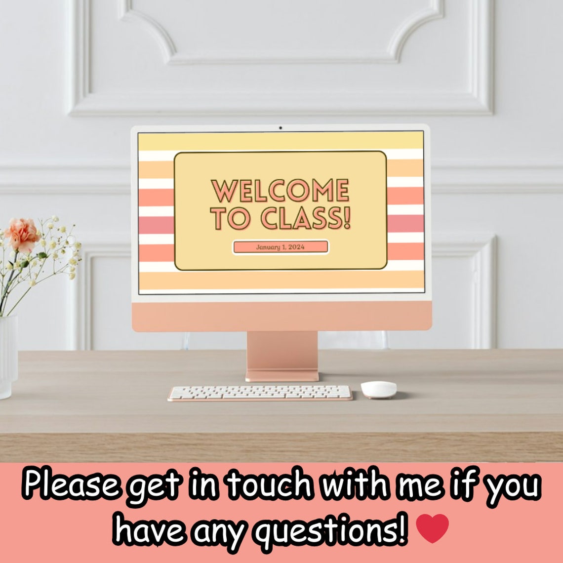 Sunset Pastel Theme Slides Template | Powerpoint and Canva Slides ...