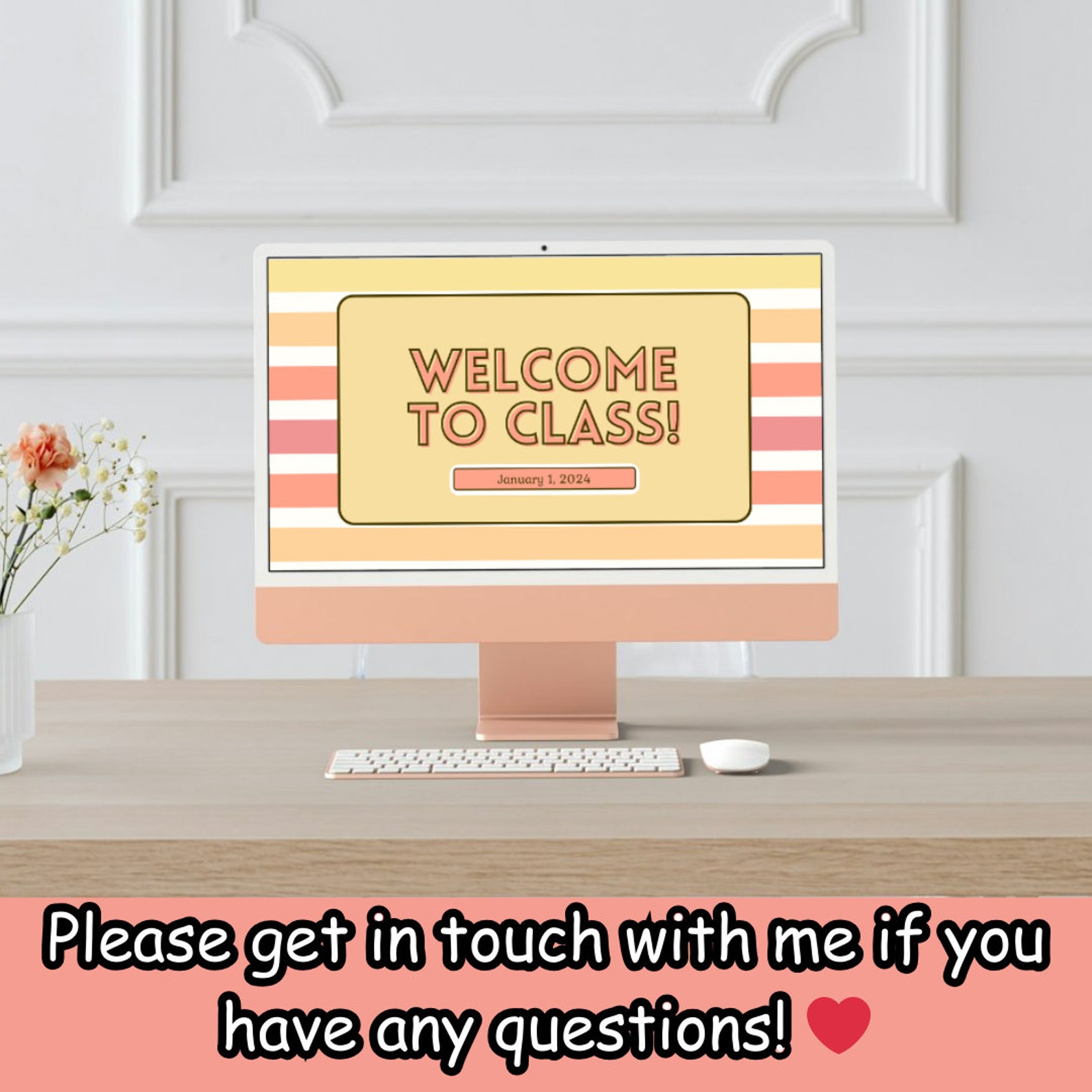 Sunset Pastel Theme Slides Template | Powerpoint and Canva Slides ...