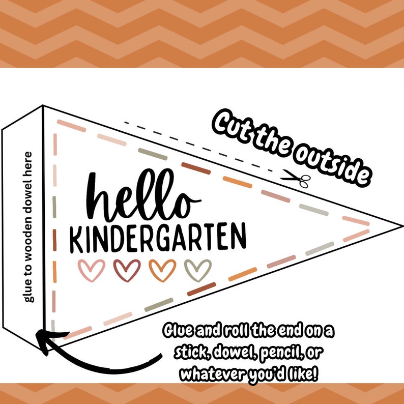 Boho First Day of School Flag| Back to School Sign | Flag Decoration ...