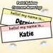Pastel Name Tags | Desk Name Tags| Name School Labels for Kids| Back to ...