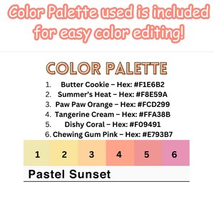 Sunset Pastel Theme Slides Template | Powerpoint and Canva Slides ...