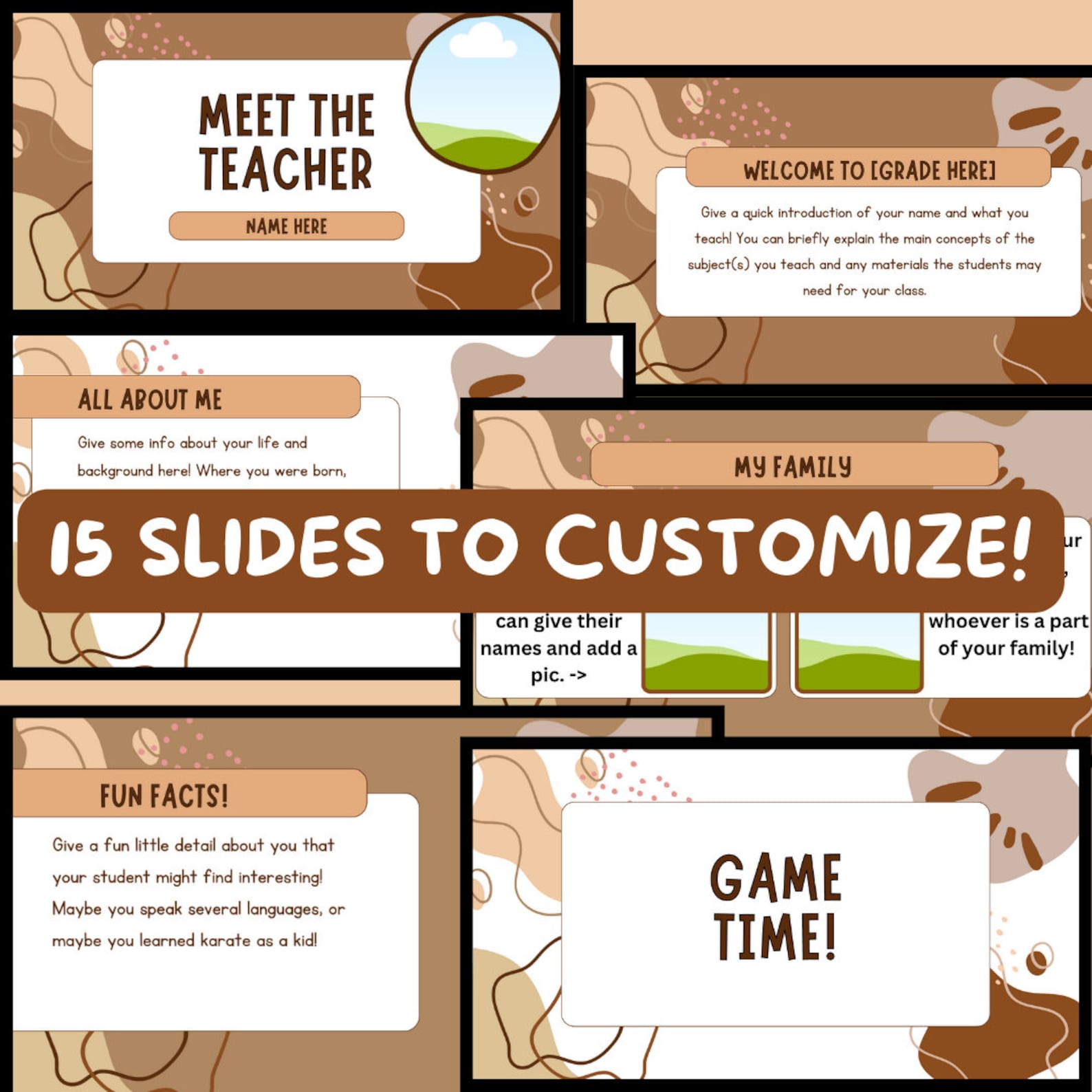Boho Meet the Teacher Slides Classroom Slides Daily Slides Slides ...