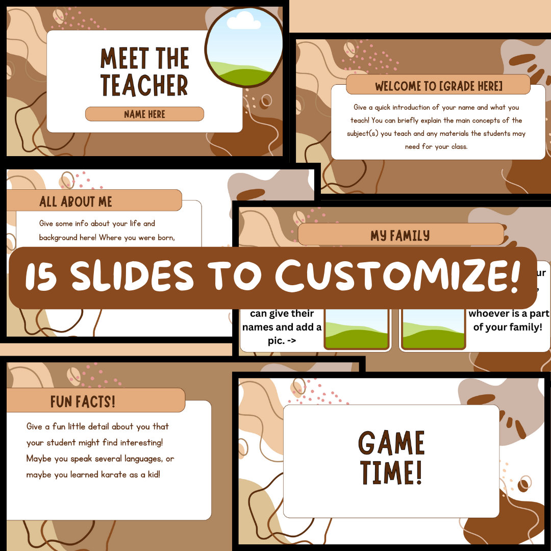 Boho Meet the Teacher Slides| Classroom Slides | Daily Slides | Slides ...