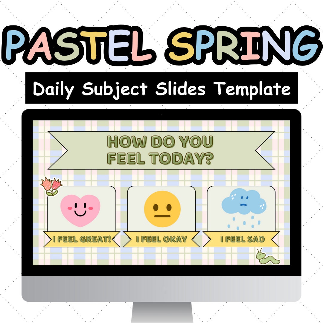 Pastel Spring Classroom Slides for Teachers| Powerpoint and Canva ...