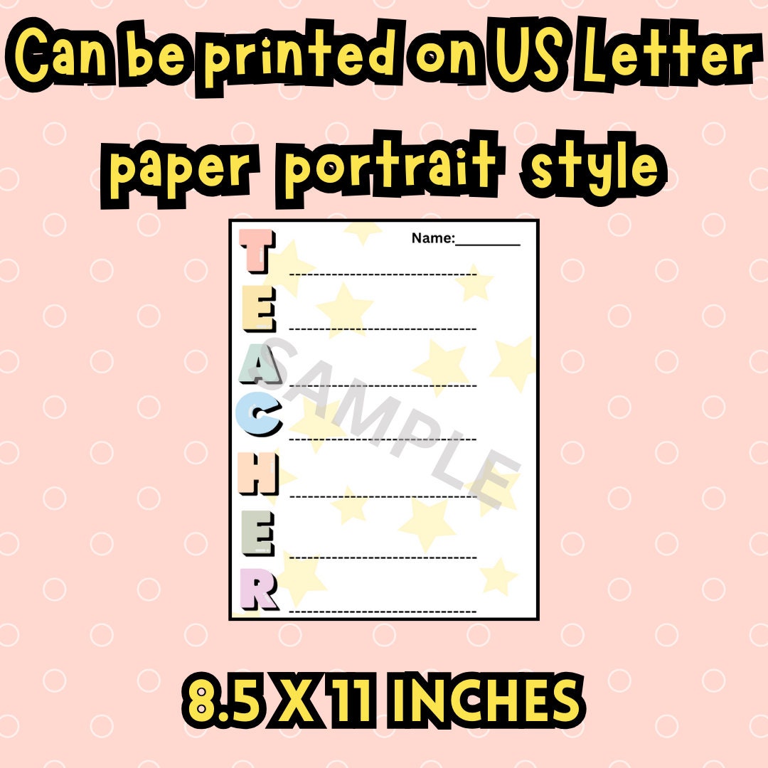 Teacher Gift for Students | Teacher Appreciation Week Gift for Teachers ...