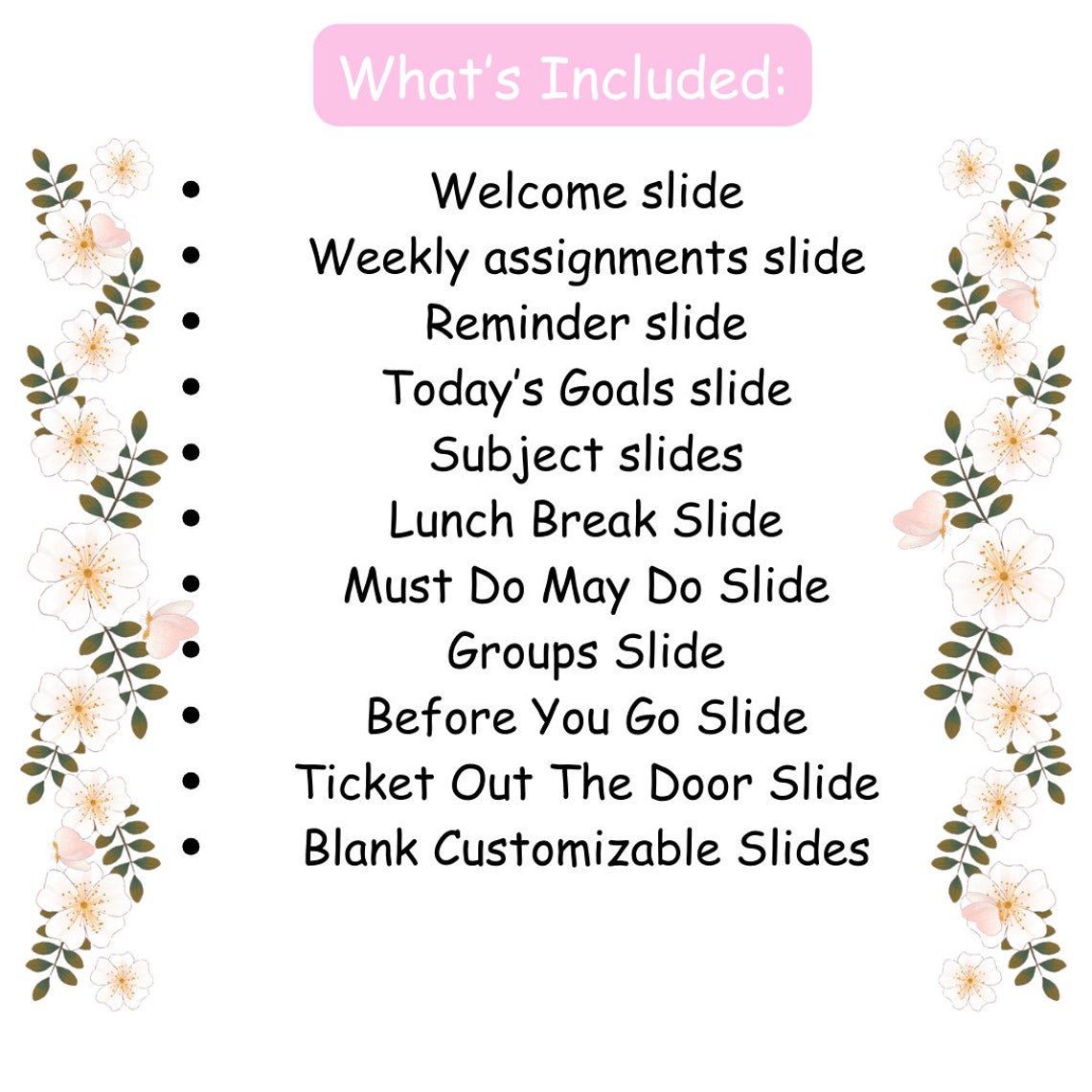 Spring Classroom Google Slides and Canva Template for Teachers Spring ...