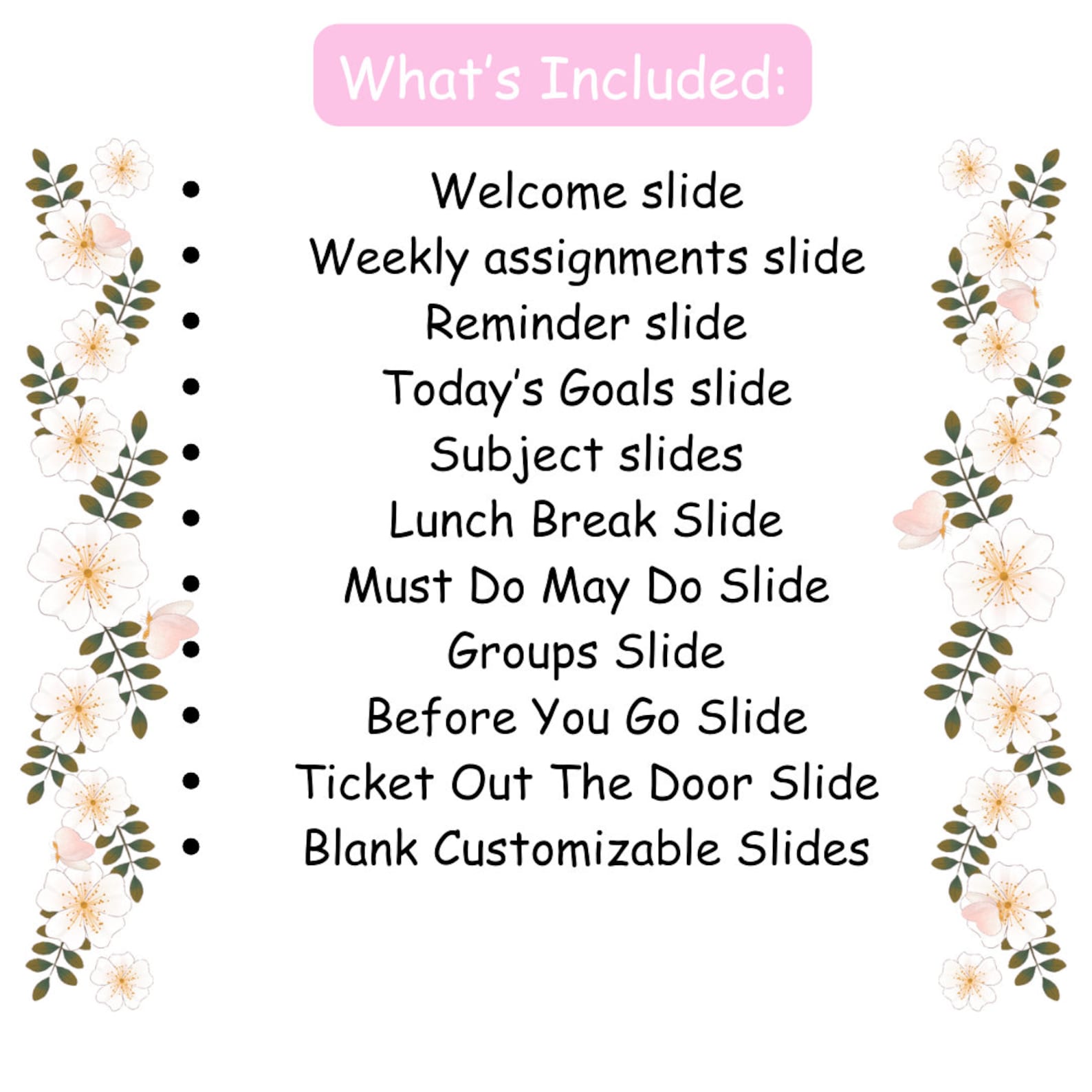 Spring Classroom Google Slides and Canva Template for Teachers Spring ...