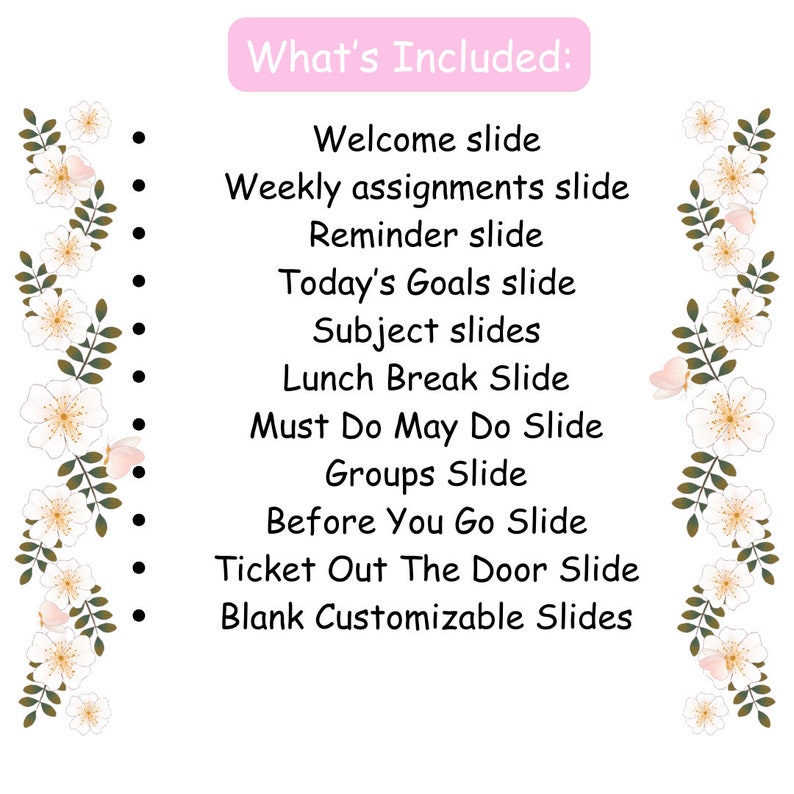 Spring Classroom Google Slides and Canva Template for Teachers | Spring ...