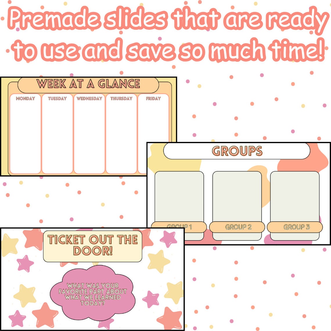 Sunset Pastel Theme Slides Template | Powerpoint and Canva Slides ...