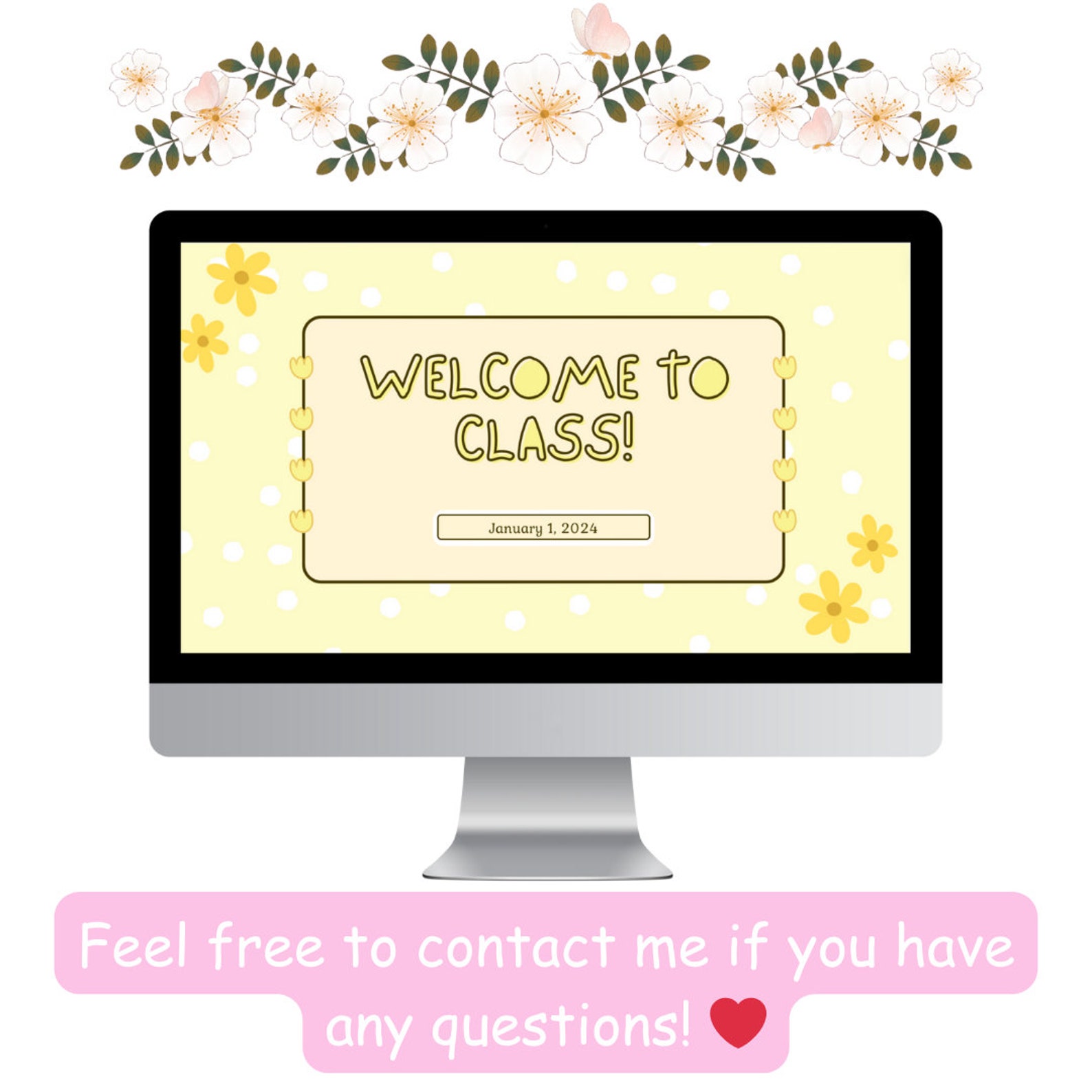 Spring Classroom Google Slides and Canva Template for Teachers | Spring ...