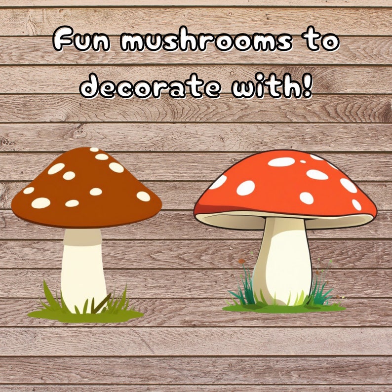 Mushroom Spring Bulletin Board Cute Bulletin Board Decor Bulletin