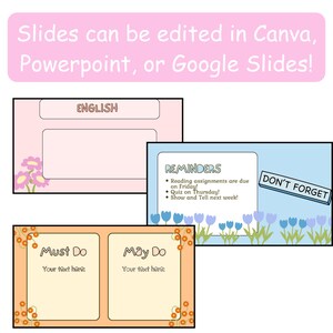 Spring Classroom Google Slides and Canva Template for Teachers | Spring ...