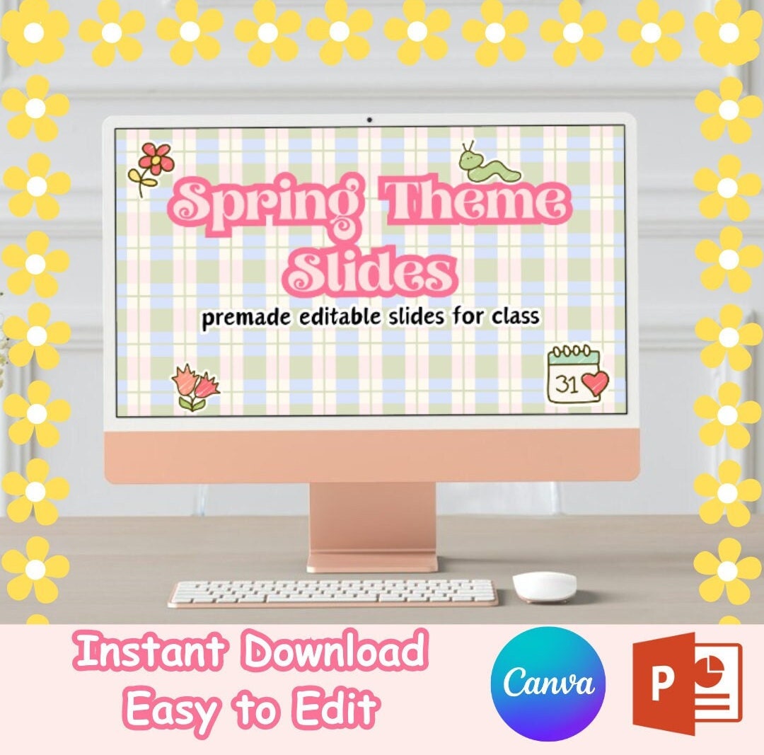 Spring Slides Template for Teachers | Editable Classroom Slides | Canva ...