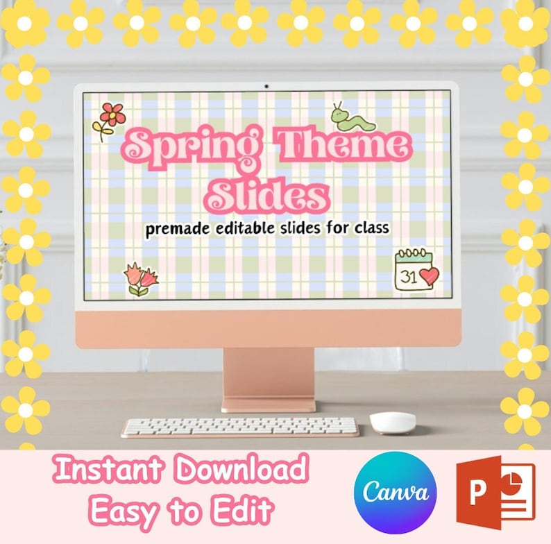 Spring Slides Template for Teachers | Editable Classroom Slides | Canva ...