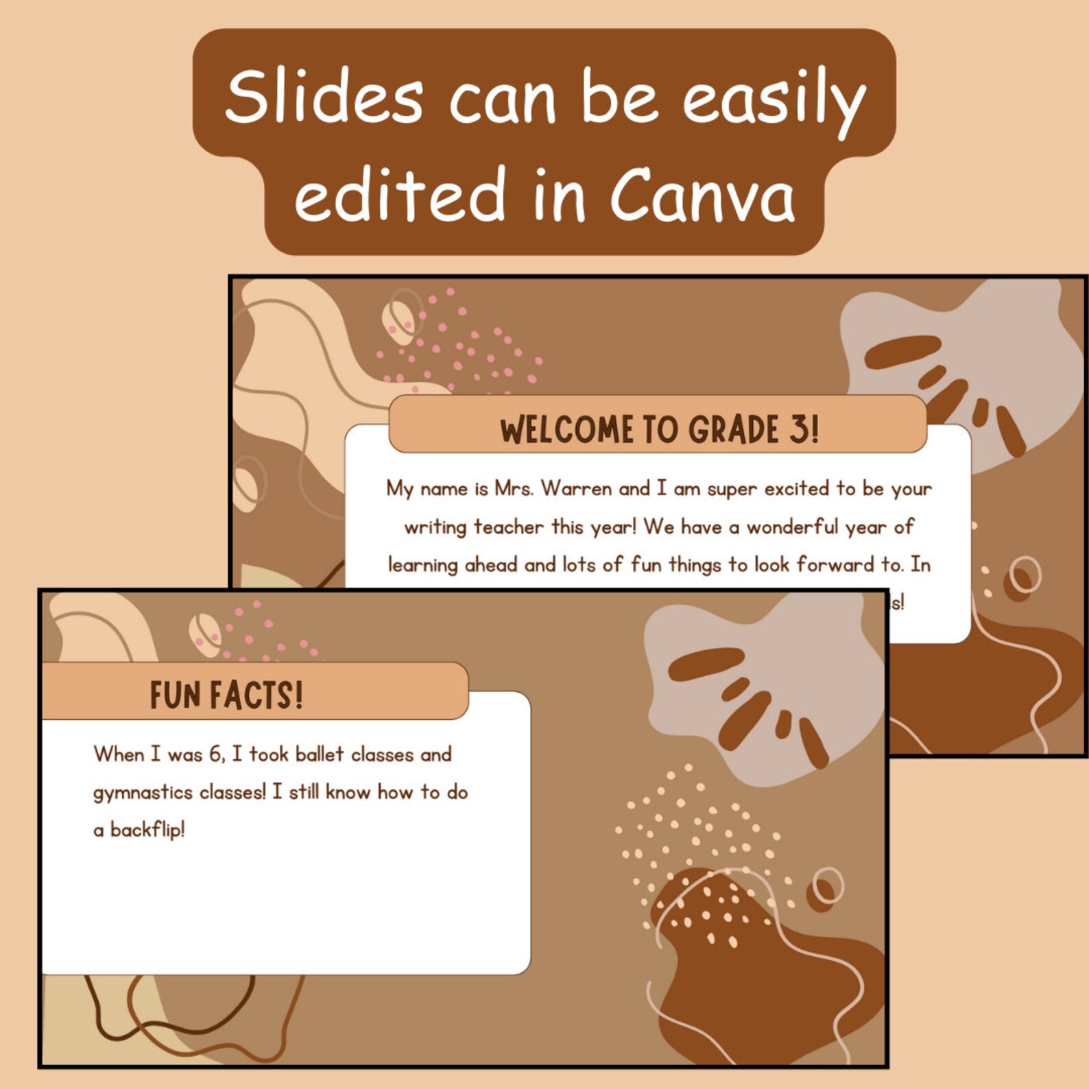 Boho Meet the Teacher Slides Classroom Slides Daily Slides Slides ...