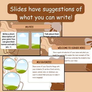 Boho Meet the Teacher Slides| Classroom Slides | Daily Slides | Slides ...