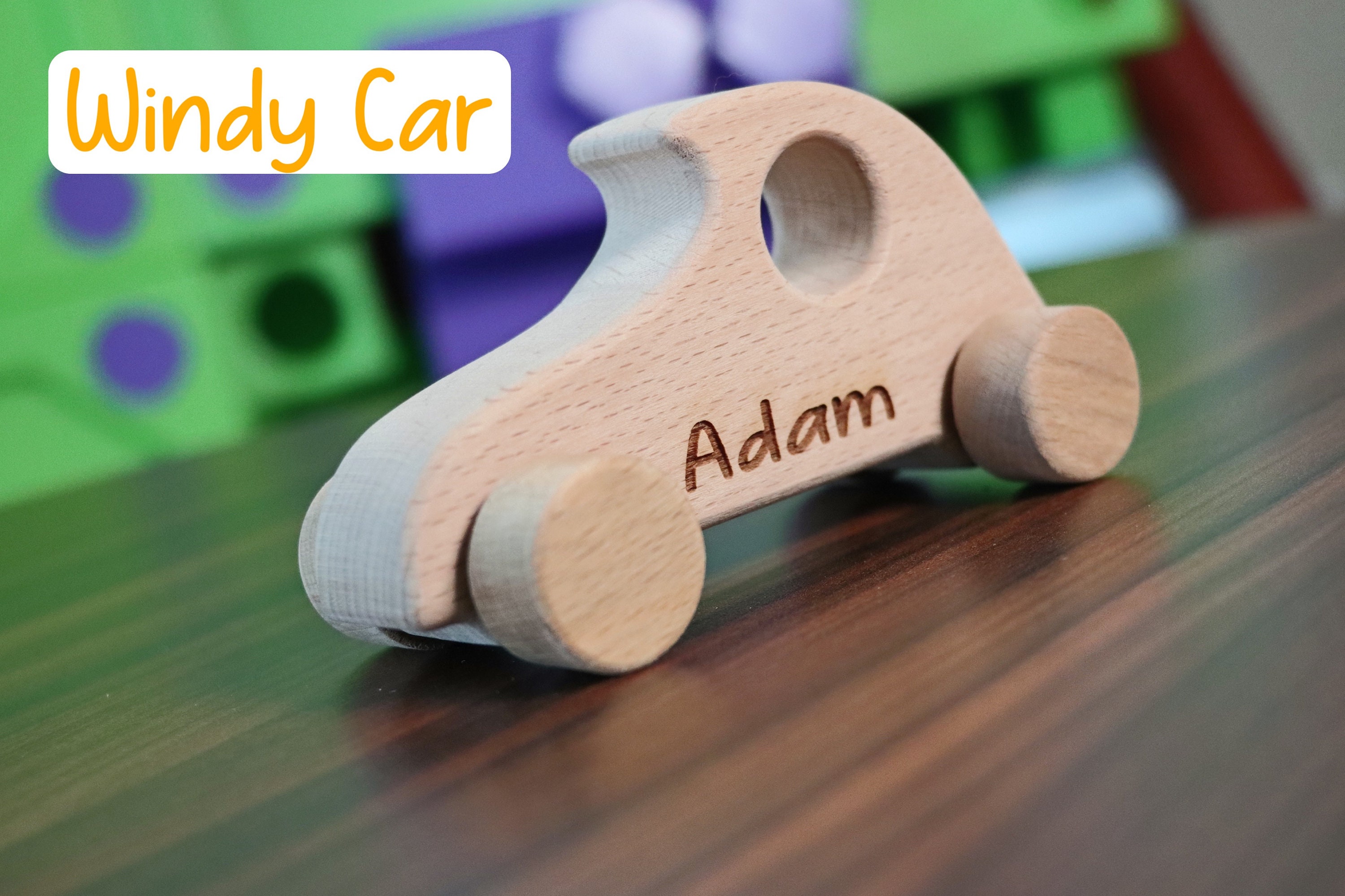Personalized Wooden Convertible Car, Toddler Toy, Wooden Car Push Toy ...