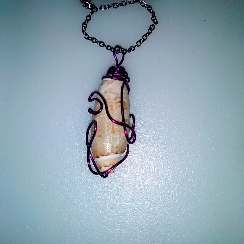Olive Shell Pendant - Etsy