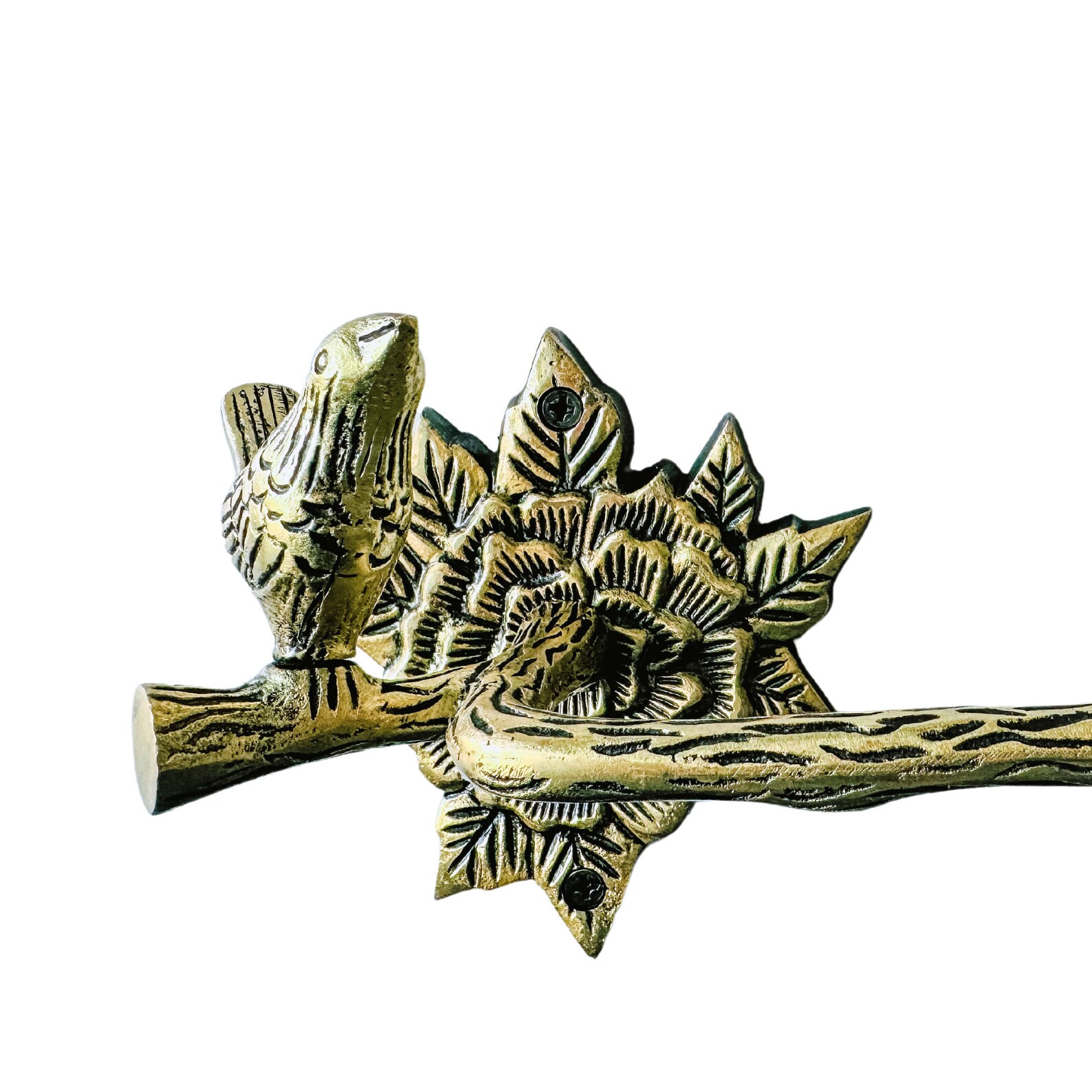 Brass Antique Bird Roll Holder / Handcrafted & Solid Brass / New ...