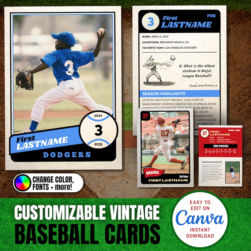 Baseball Cards - Etsy