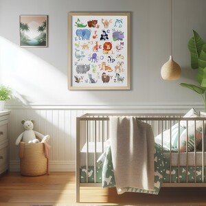 Wild Animal Alphabet Poster | Educational Posters | ABC Poster ...