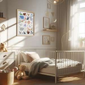 Wild Animal Alphabet Poster | Educational Posters | ABC Poster ...