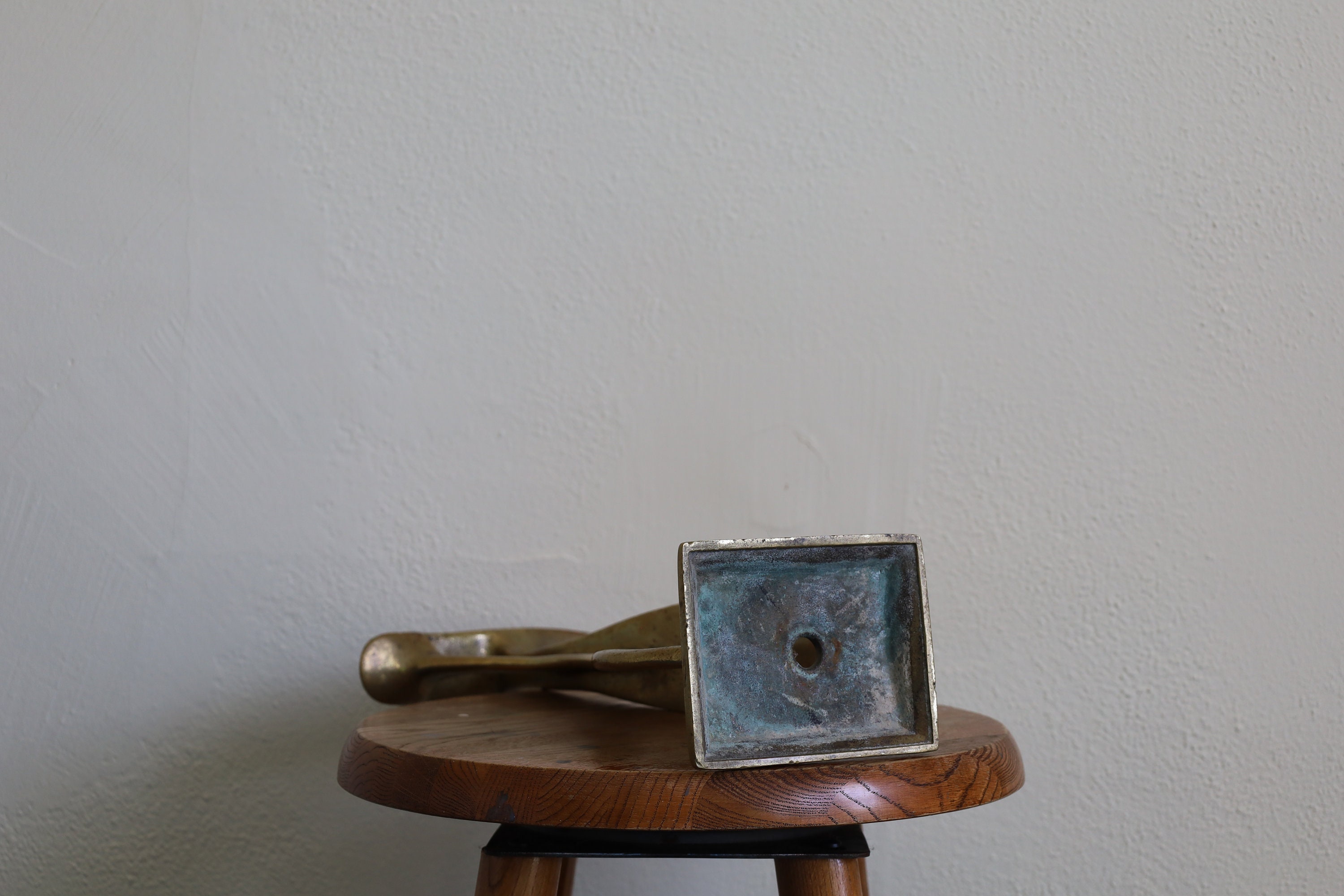 Antique Solid Brass Shoe Stand, Shoe Shine Footrest - Etsy