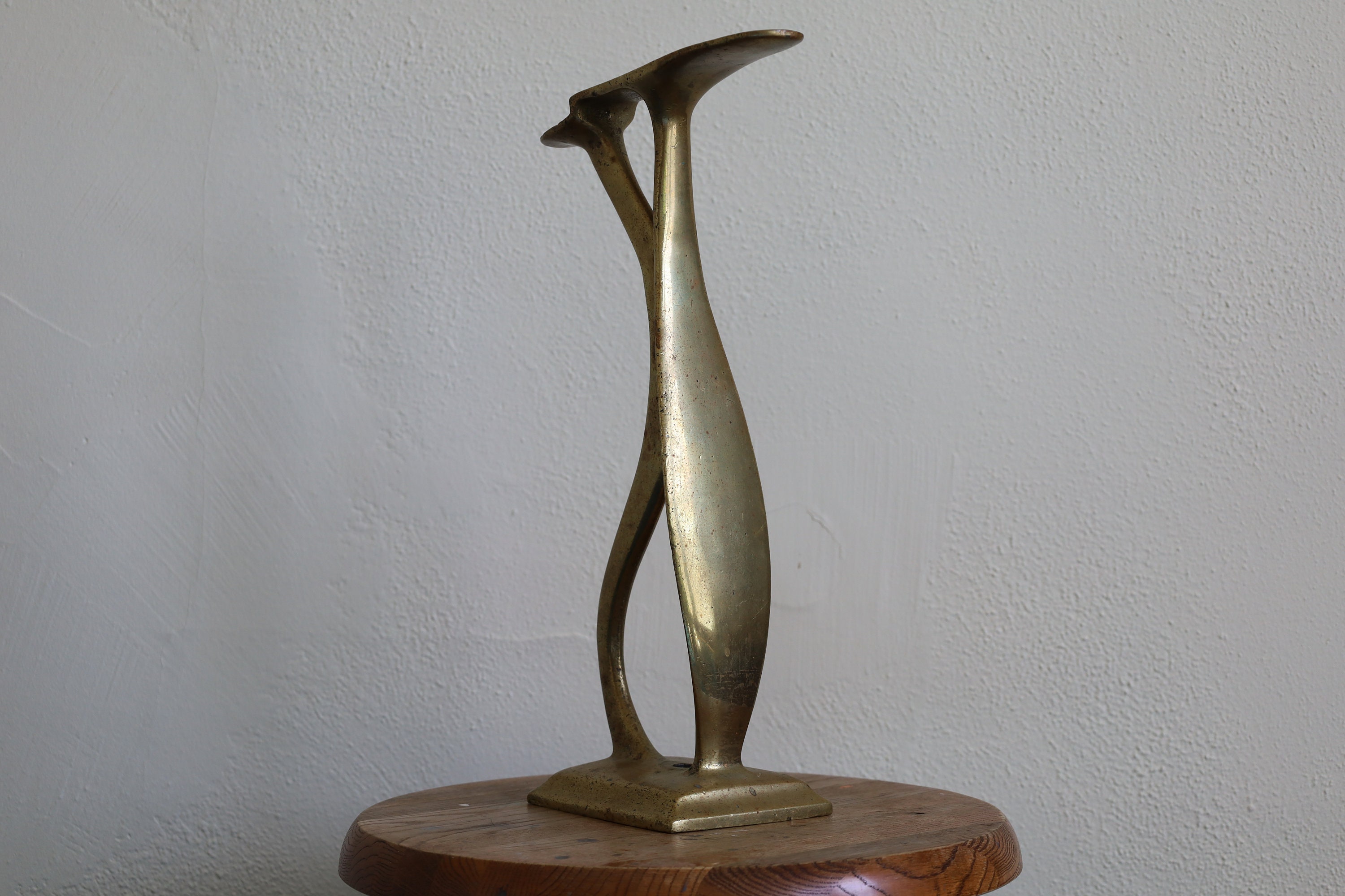 Antique Solid Brass Shoe Stand, Shoe Shine Footrest - Etsy