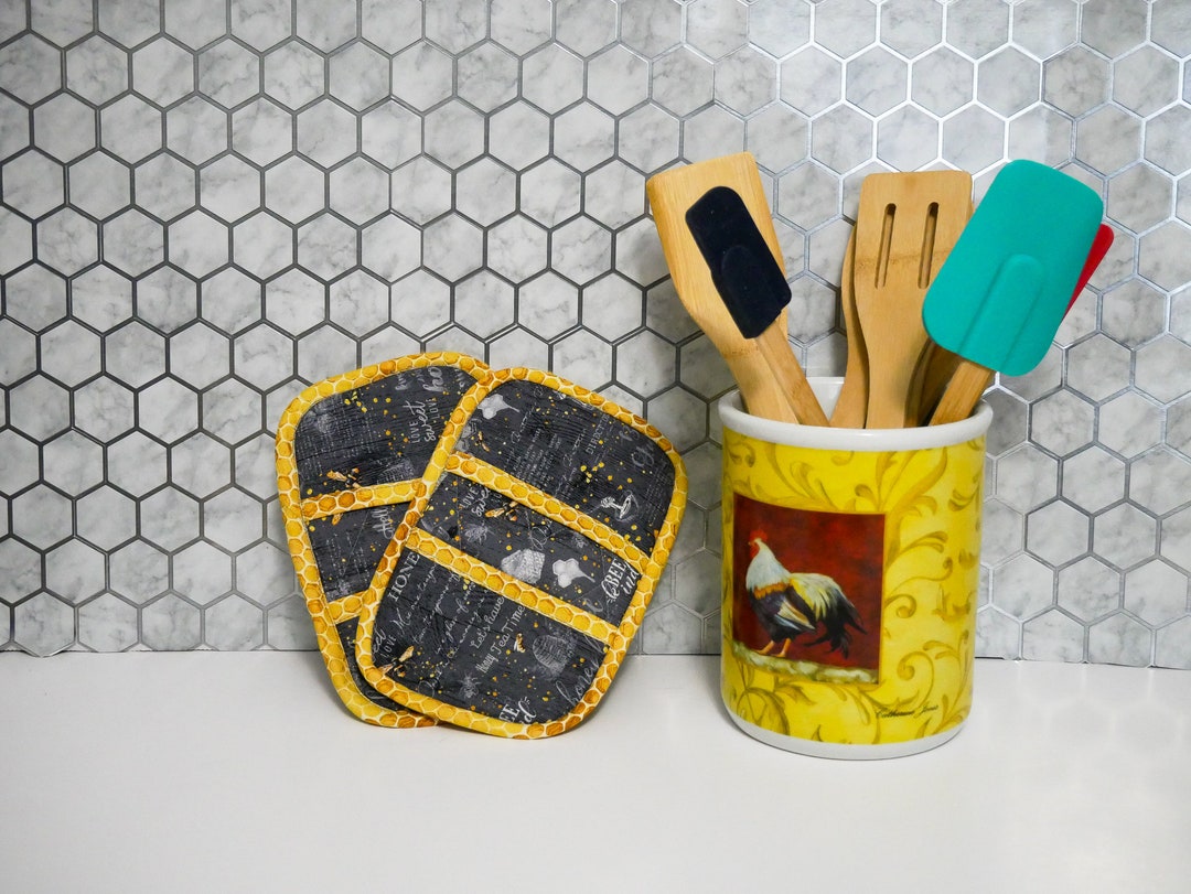 Mini Pot Holders 2 Piece Set - Etsy