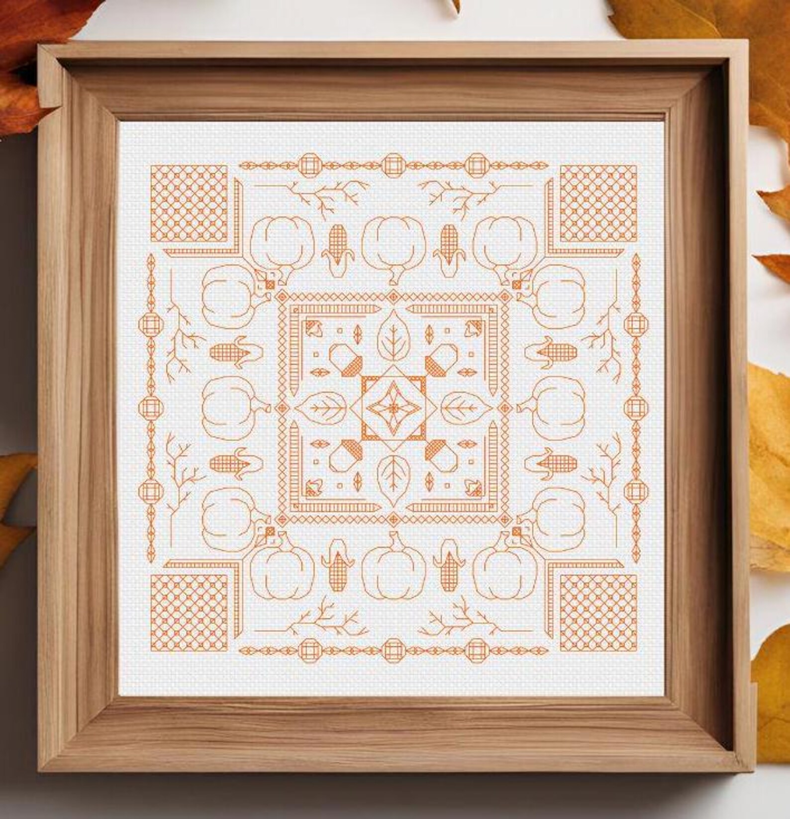 Dreams of Fall Blackwork Pattern - Etsy